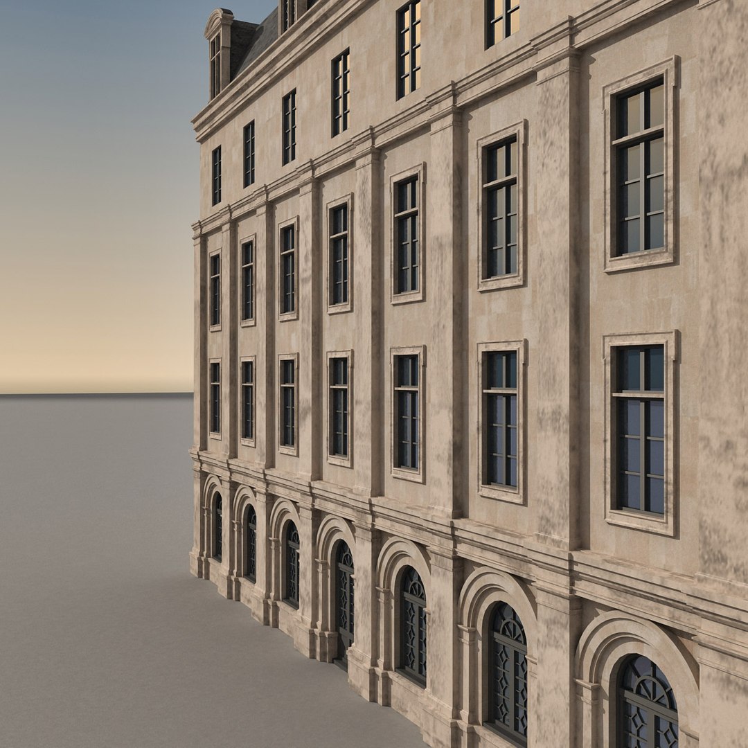 3d European Building Europe