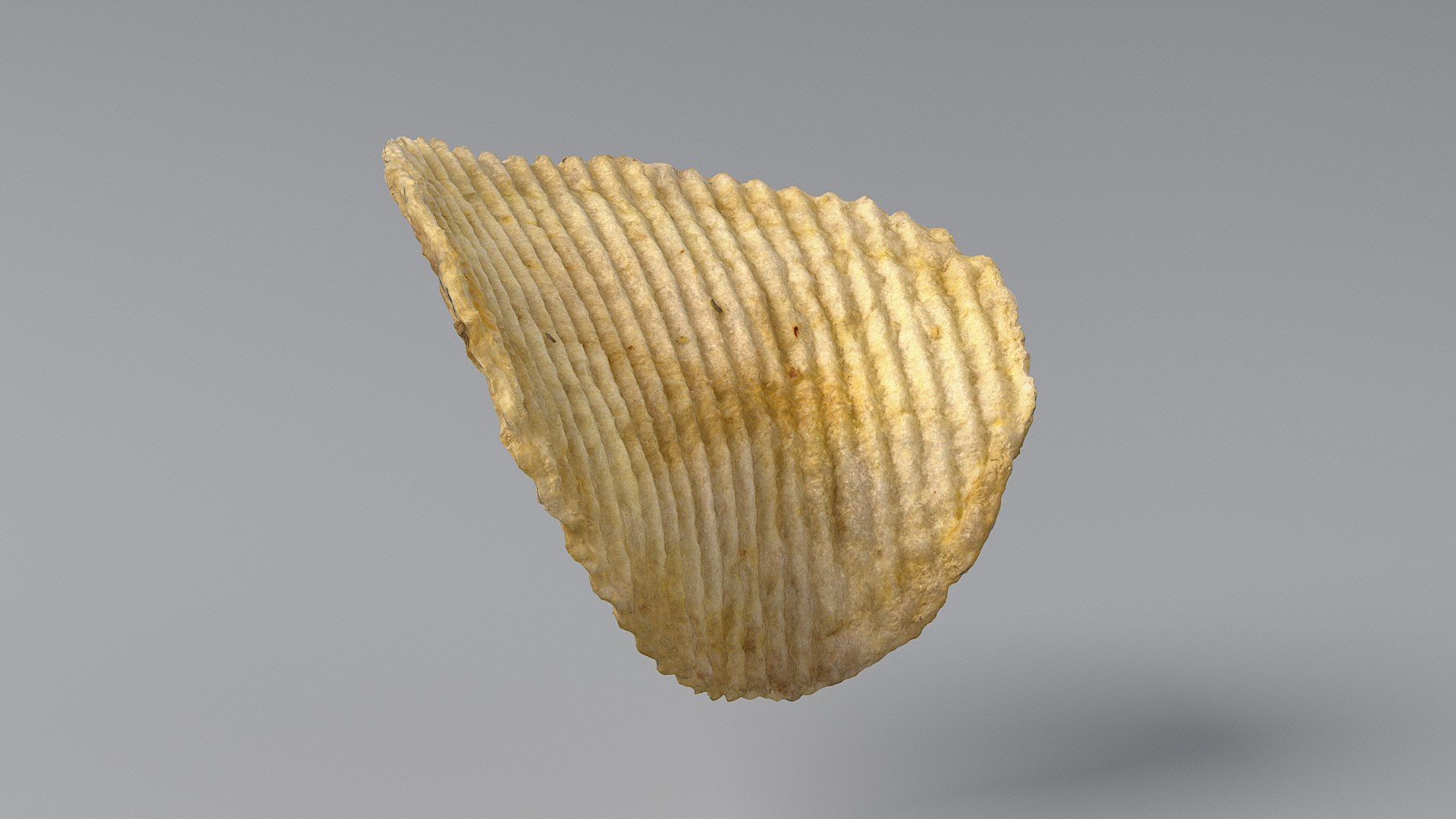 3D Realistic Riffled Chips 01 Model - TurboSquid 1973939