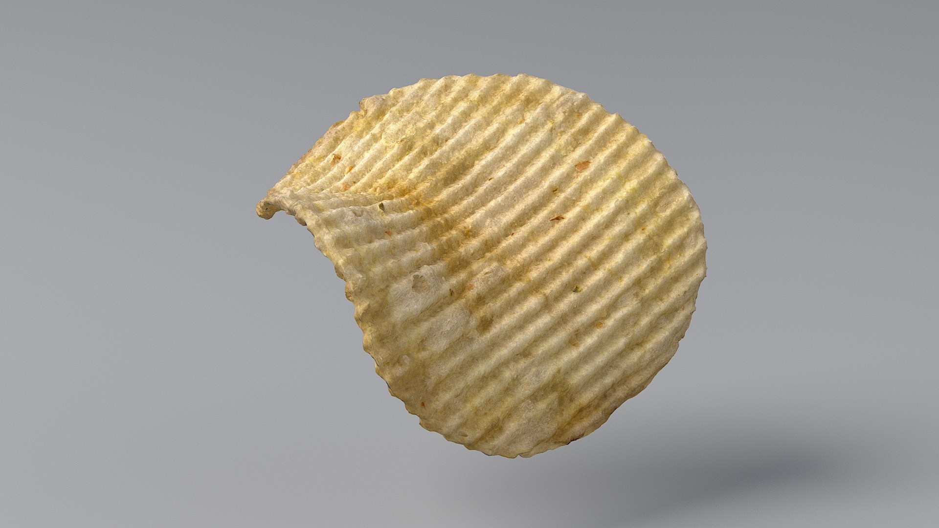 3D Realistic Riffled Chips 01 Model - TurboSquid 1973939