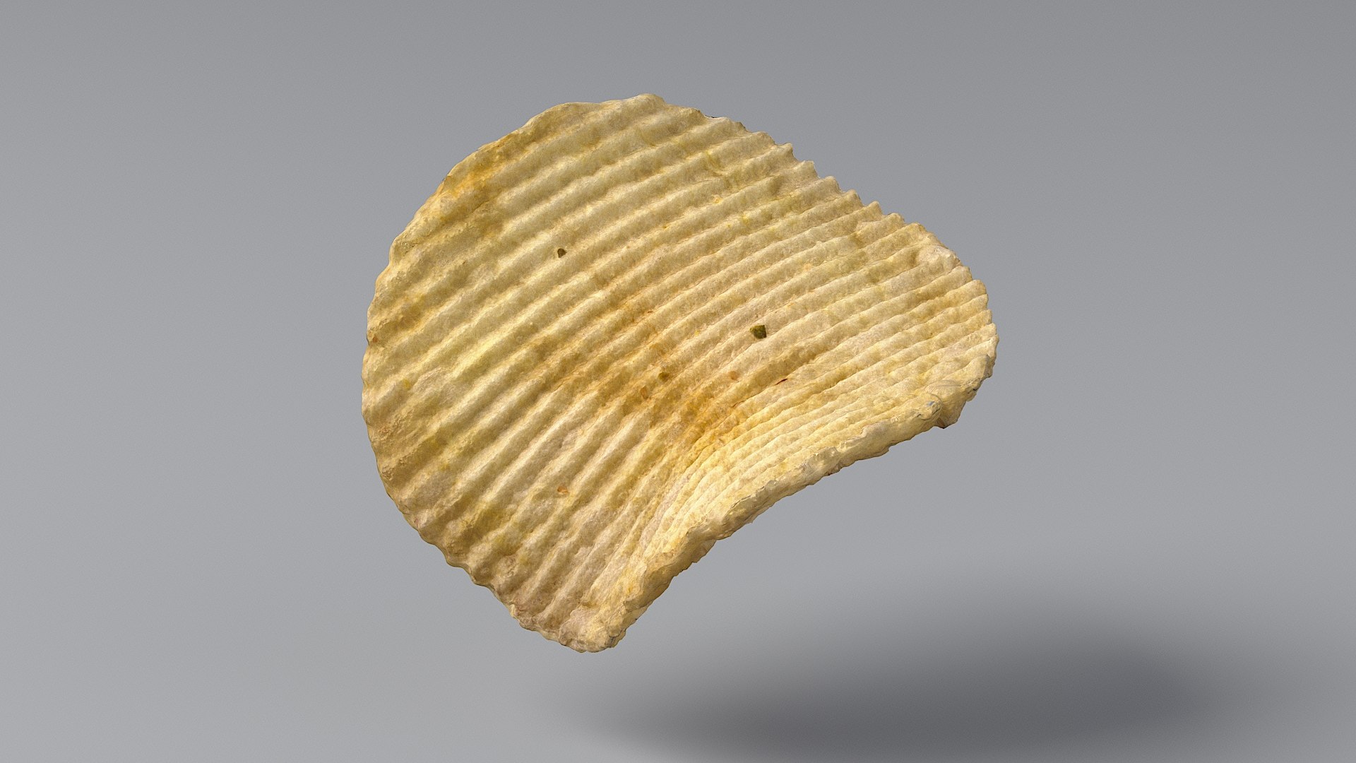 3D Realistic Riffled Chips 01 Model - TurboSquid 1973939