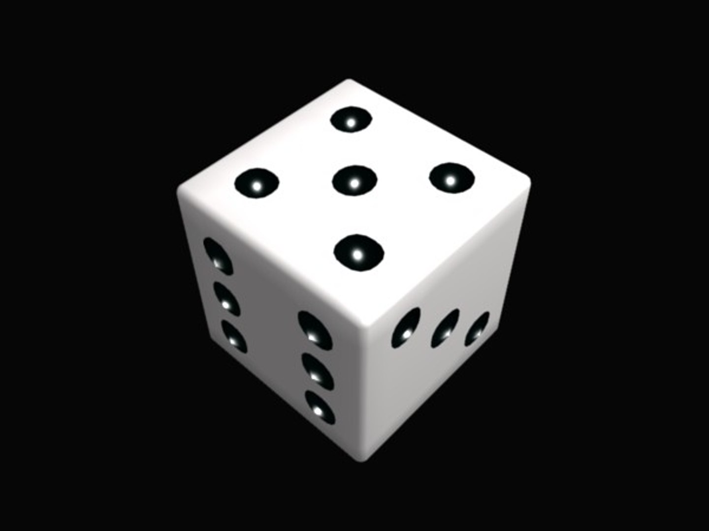 3d realistic die