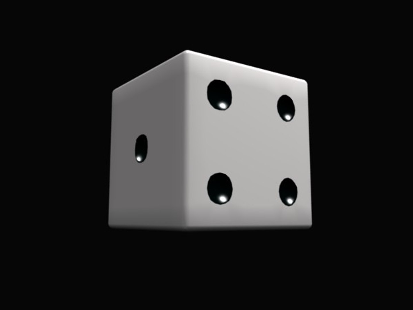 3d realistic die