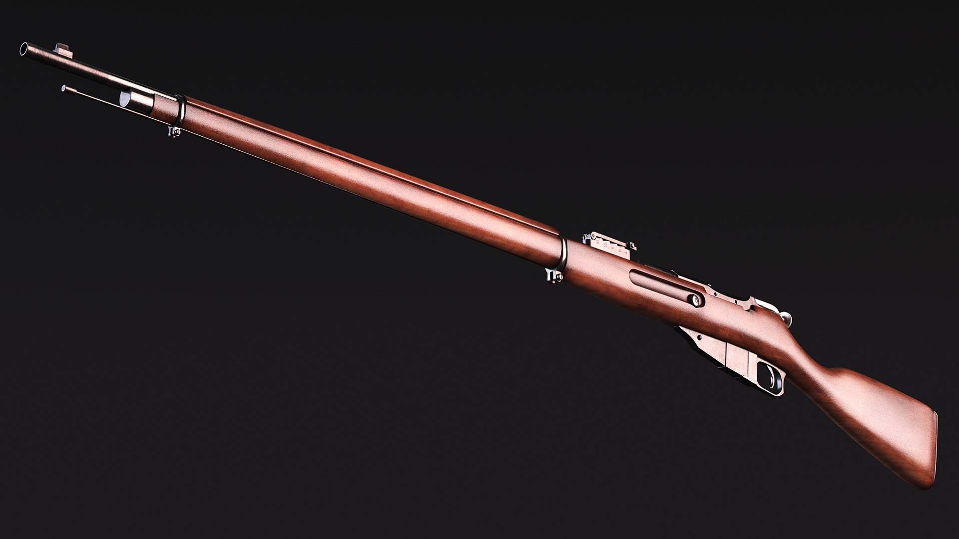 3D Mosin Nagant M1891 Model - TurboSquid 2180374