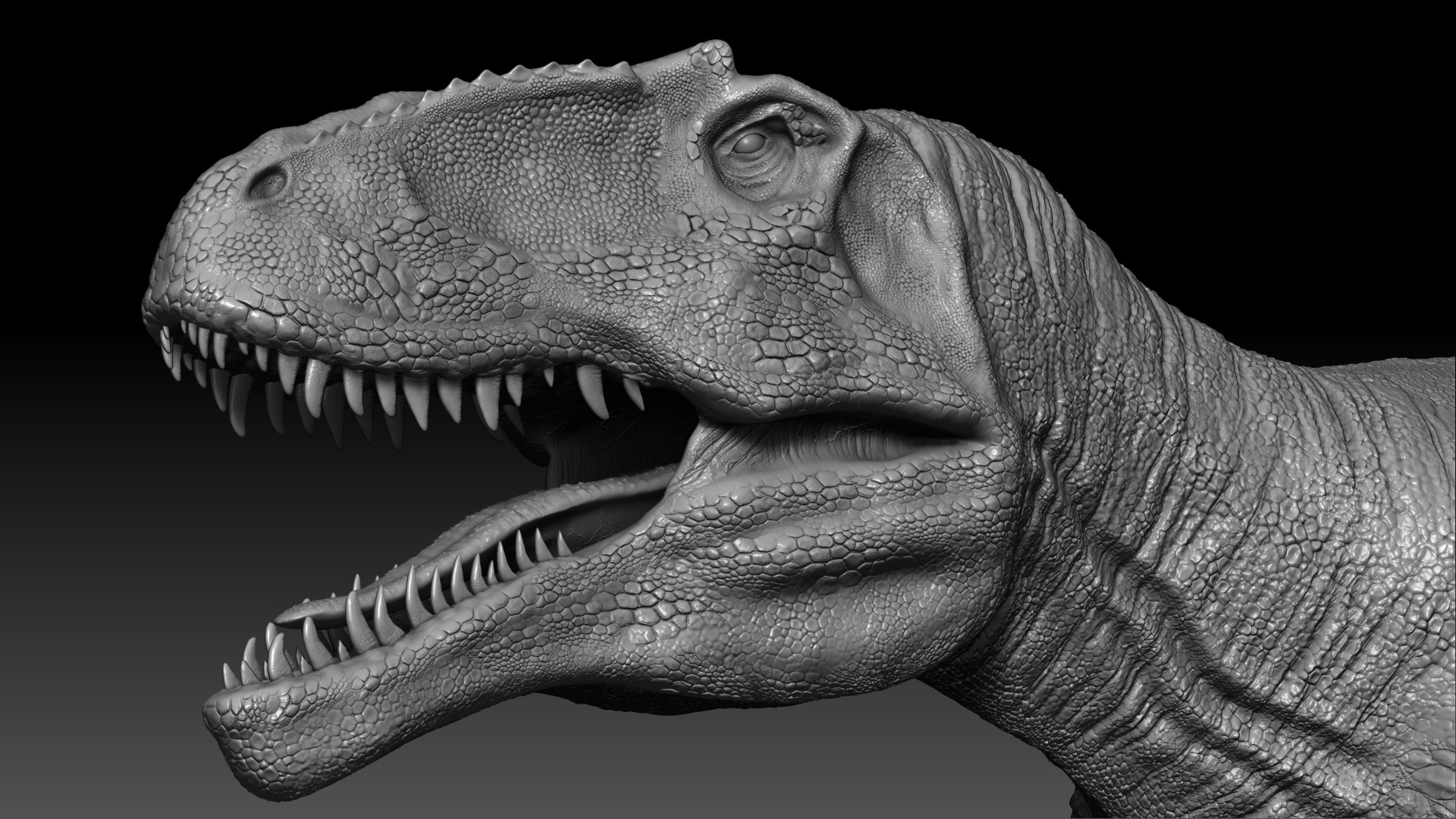 Giganotosaurus Sculpt Project 3D model - TurboSquid 1944551