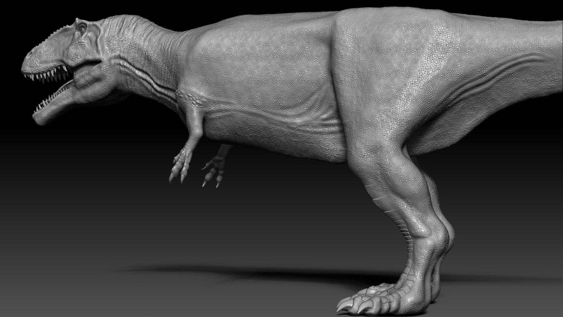 Giganotosaurus Sculpt Project 3D Model - TurboSquid 1944551