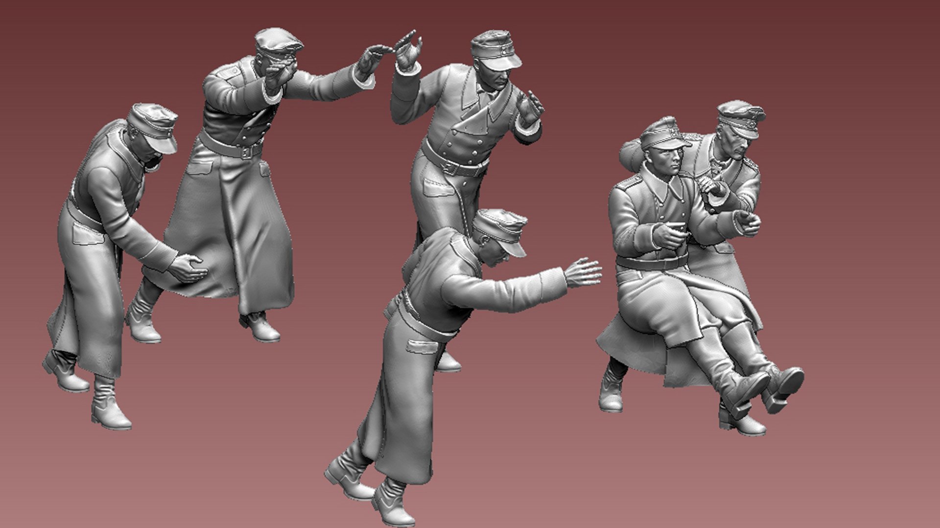 3D Horch 901and General Rommel - TurboSquid 1957630