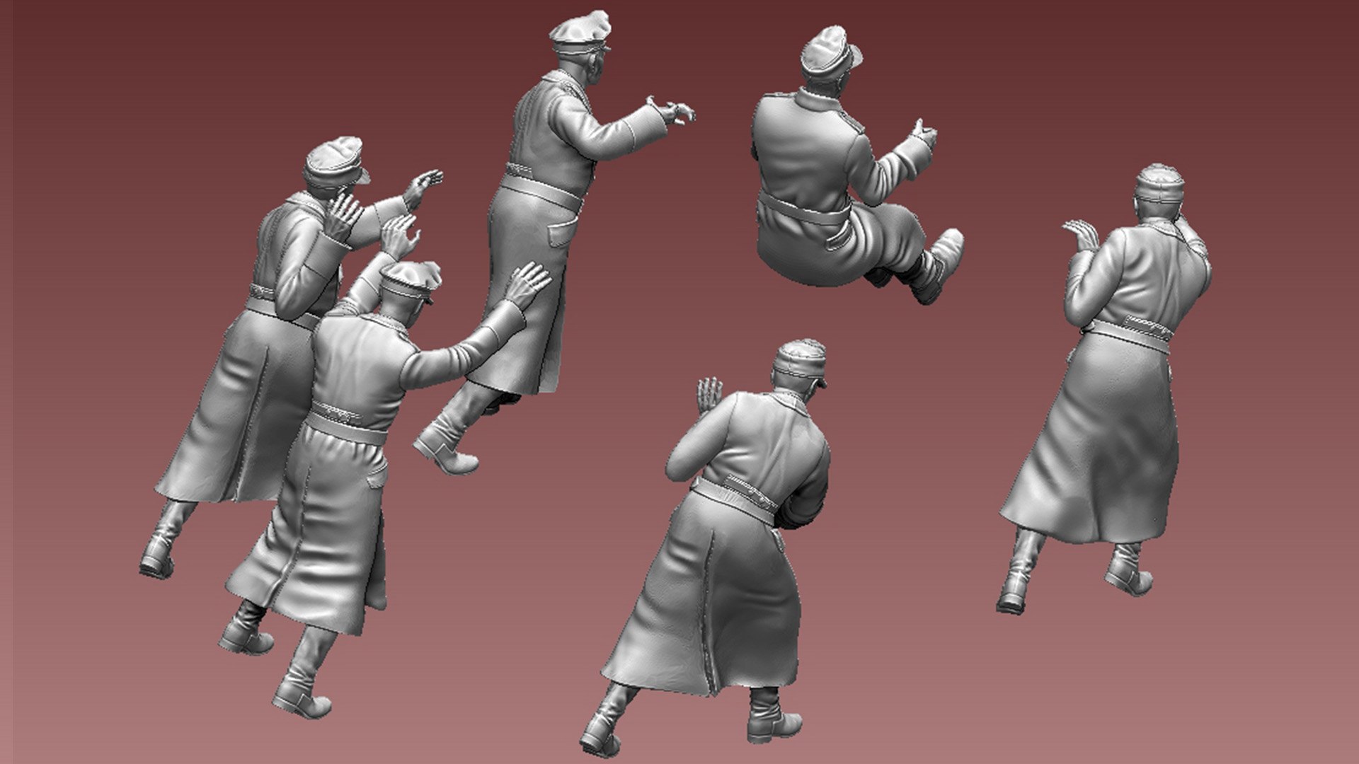 3D Horch 901and General Rommel - TurboSquid 1957630