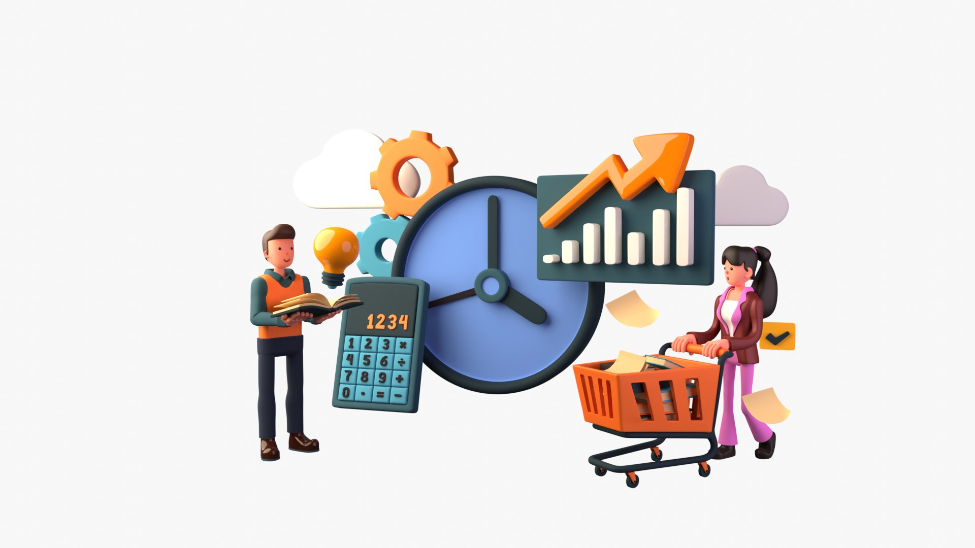 3D Work Efficiency - TurboSquid 2249080