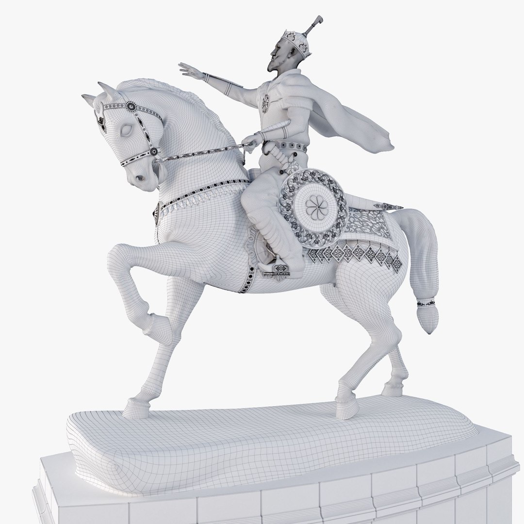 Realistic Monument Amir Temur 3D - TurboSquid 1220954