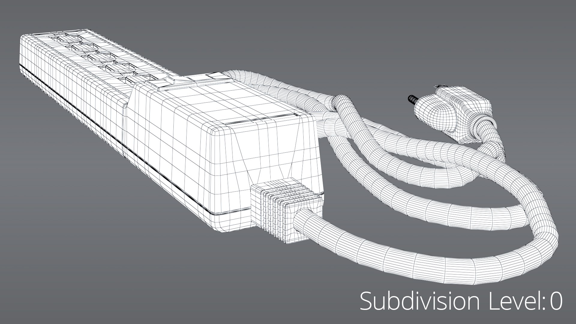 Power Strip Powerstrip 3D Model - TurboSquid 1495300