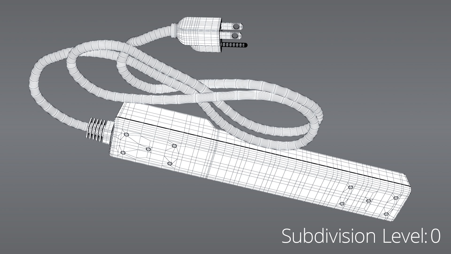 Power Strip Powerstrip 3D Model - TurboSquid 1495300