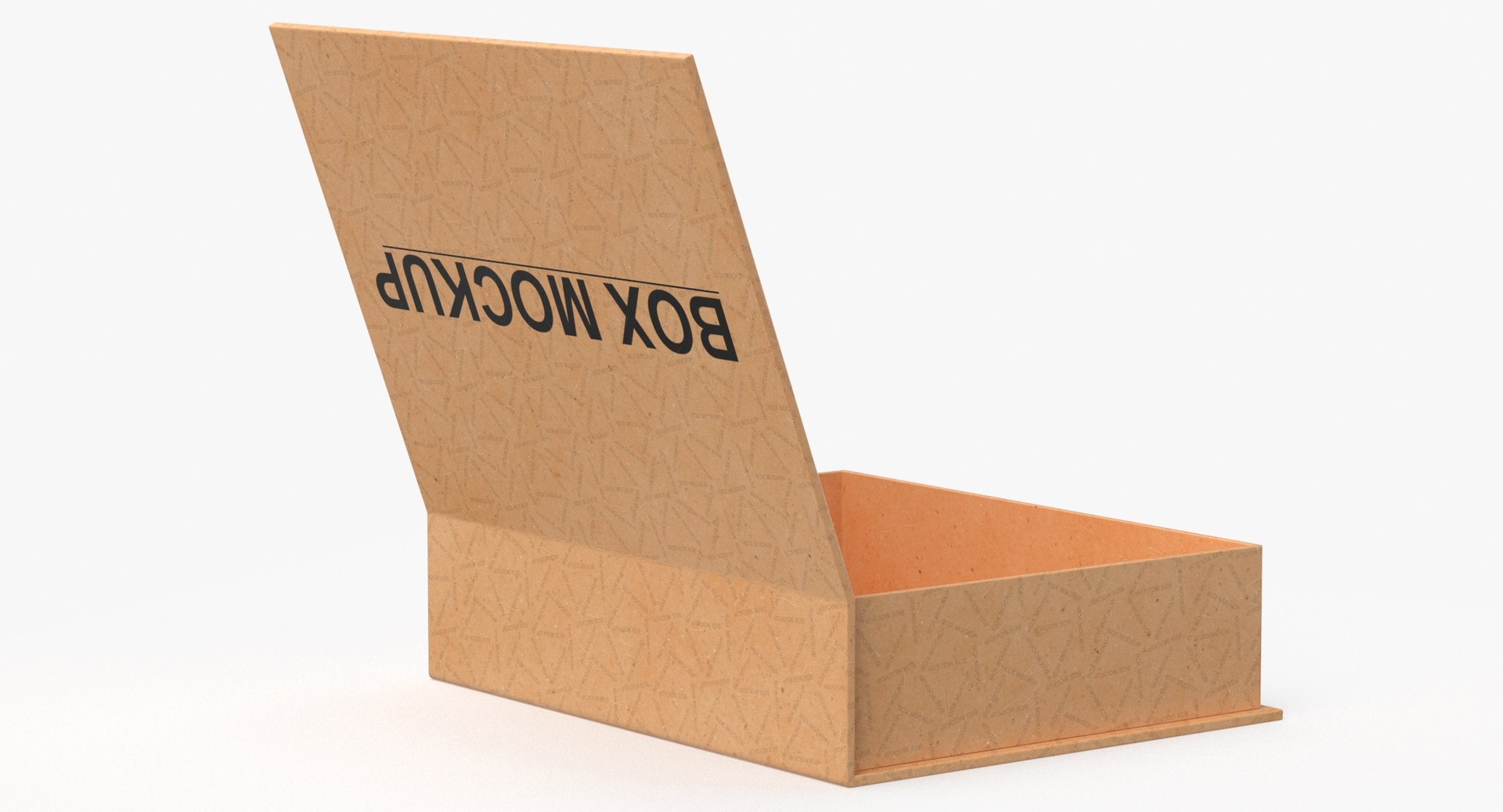 Spine Box Packaging Type 03 Different Poses Blank And Generic 3D Model ...