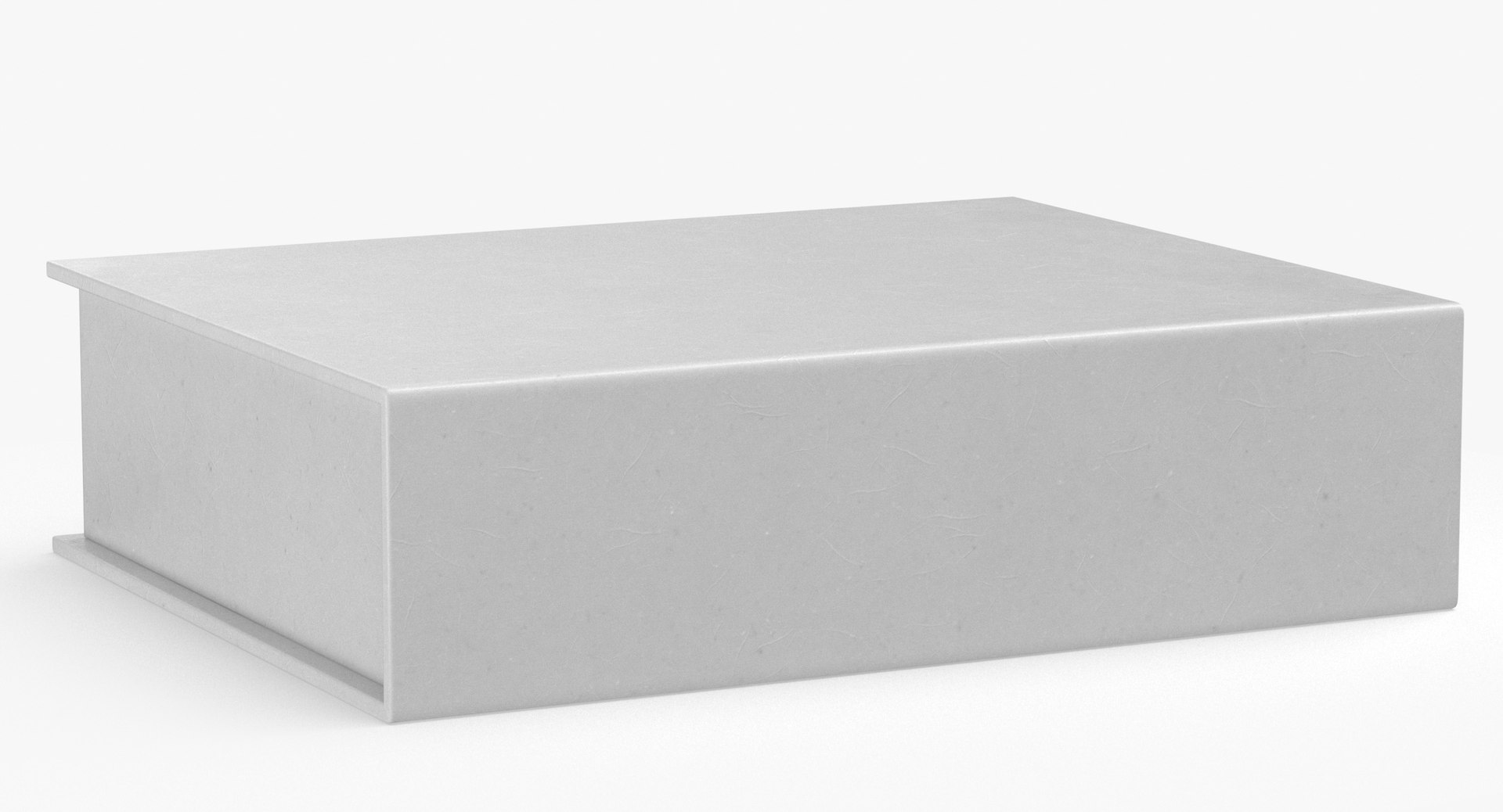 Spine Box Packaging Type 03 Different Poses Blank And Generic 3D Model ...