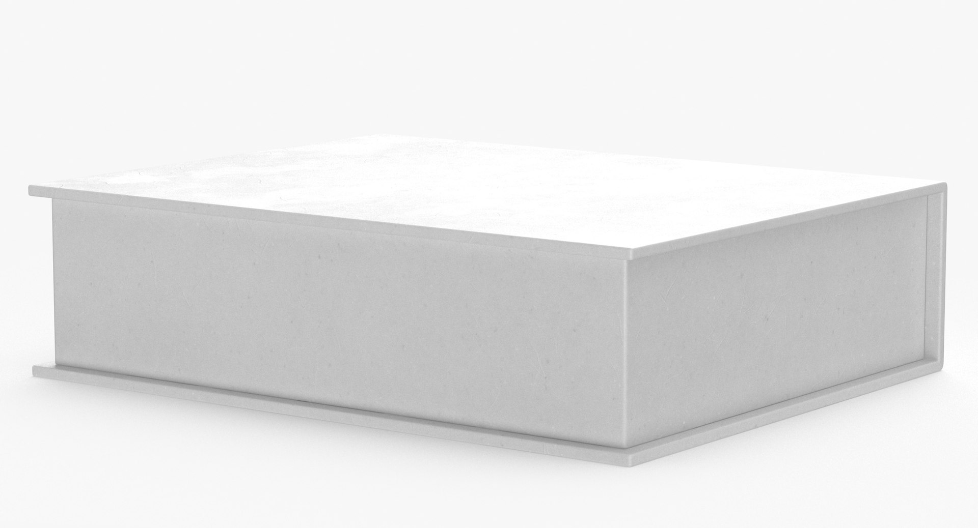 Spine Box Packaging Type 03 Different Poses Blank And Generic 3D Model ...