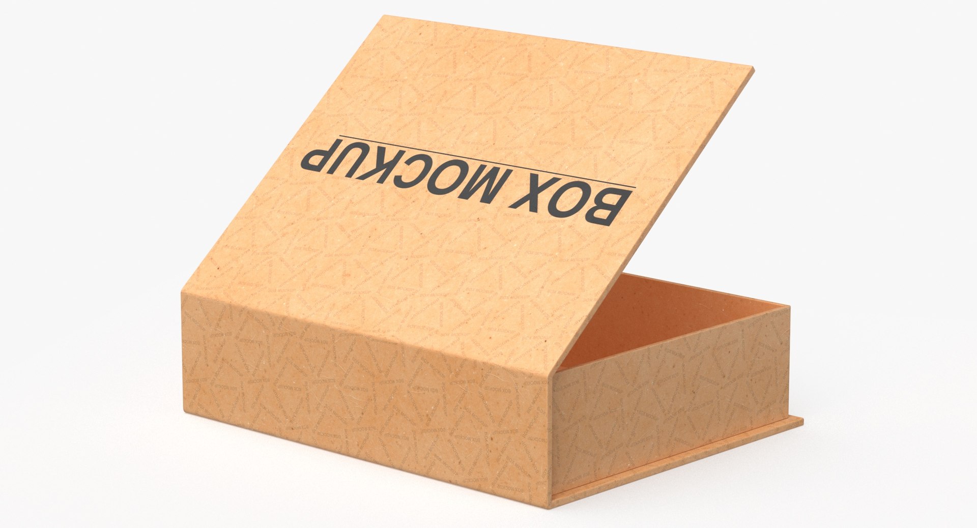 Spine Box Packaging Type 03 Different Poses Blank And Generic 3D Model ...