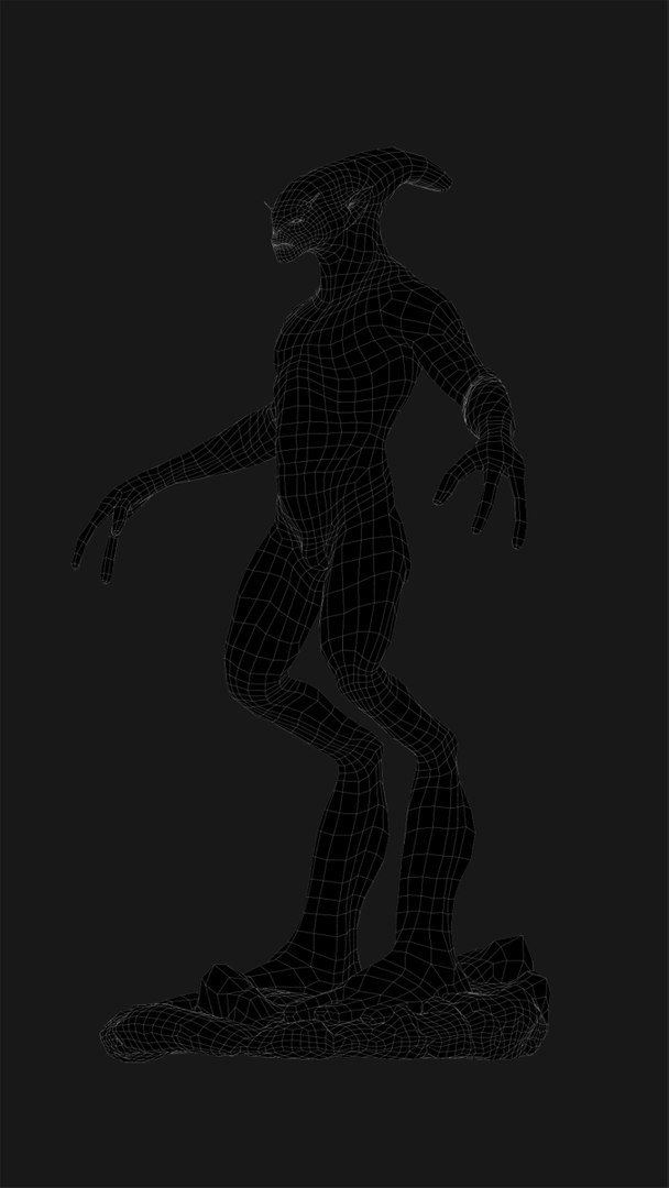 3d Tarak Alien Ztl Model