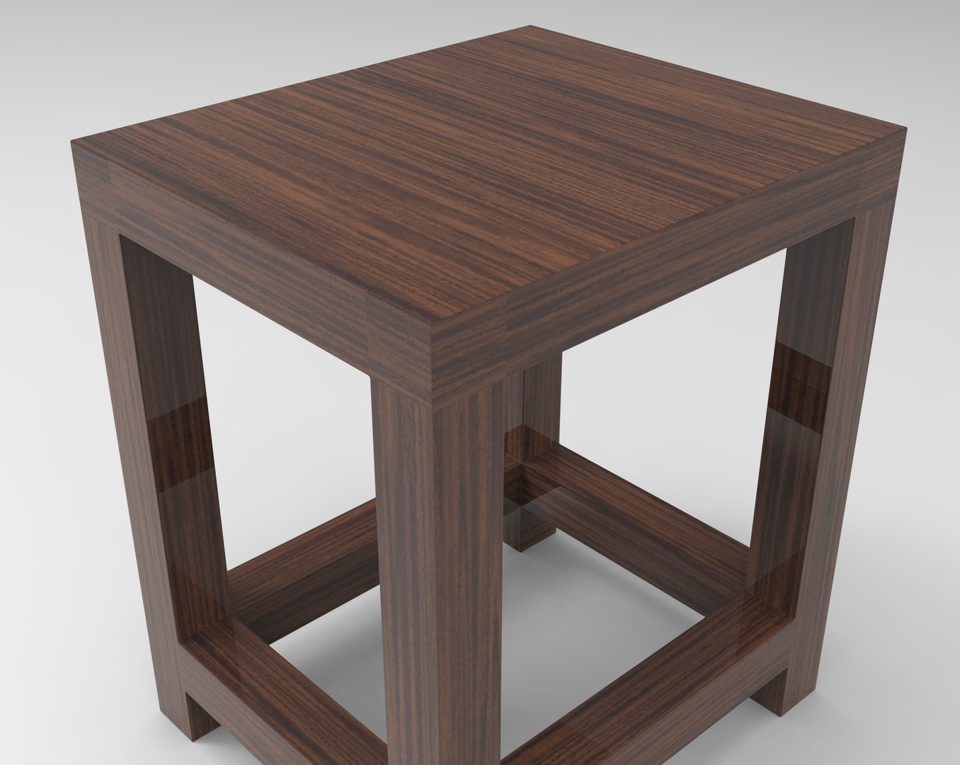 3D Wooden Stool Volume 02 model - TurboSquid 1859134