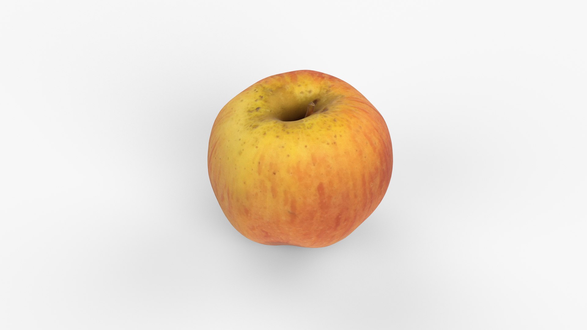 Photorealistic 3D Scan Of Rotten Wrinkly Overripe Old Ugly Apple Model ...