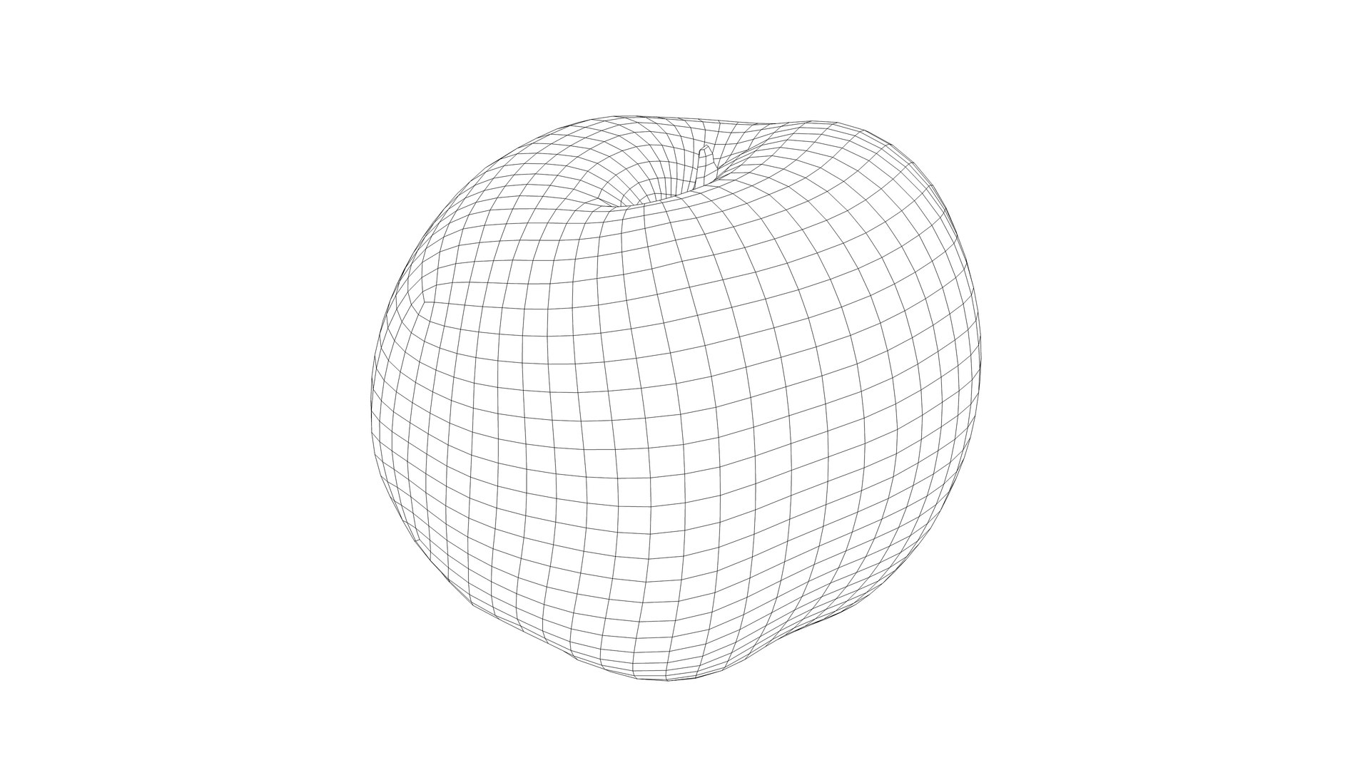 Photorealistic 3D Scan Of Rotten Wrinkly Overripe Old Ugly Apple Model ...