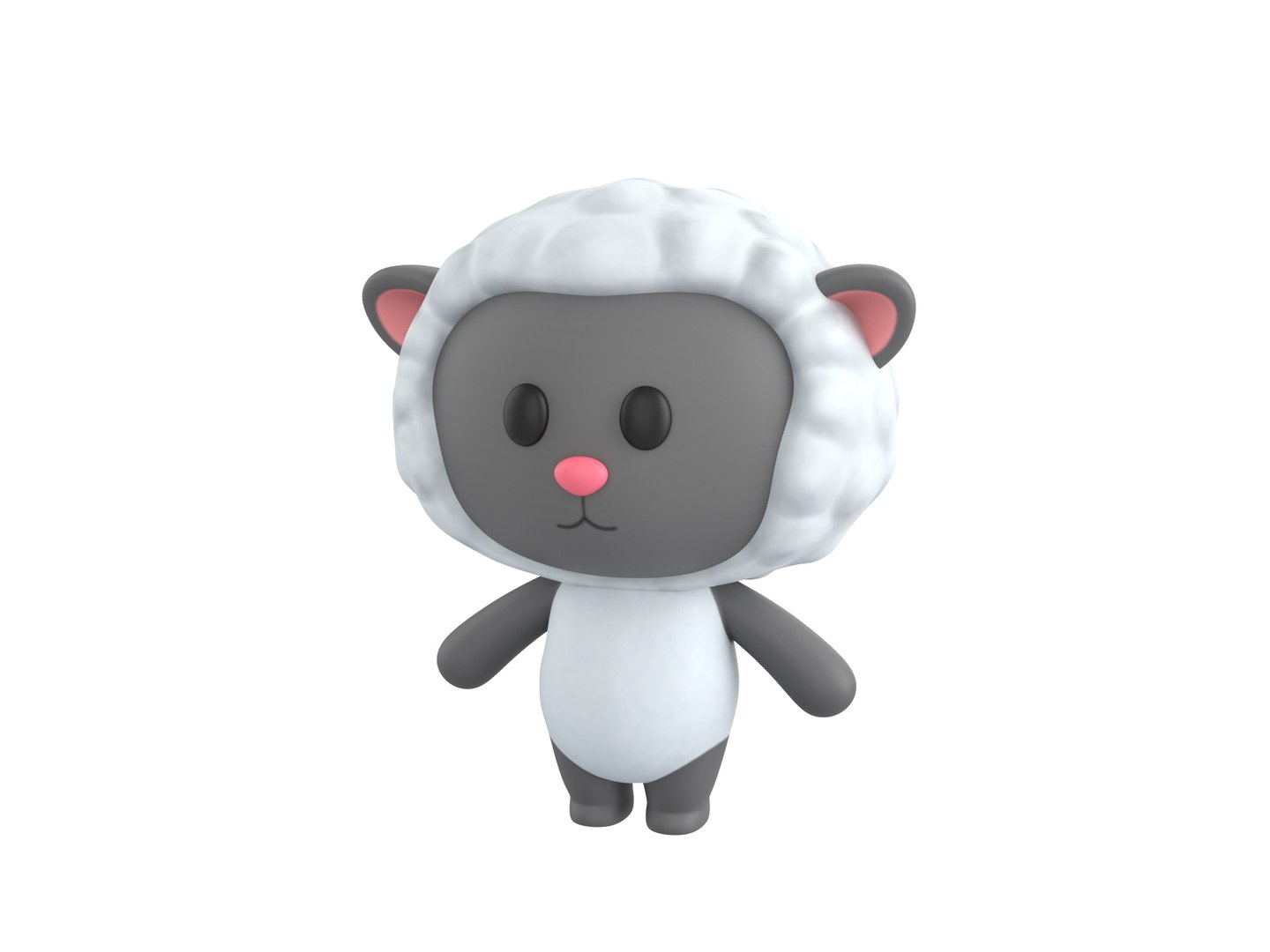 3D model sheep character - TurboSquid 1640753