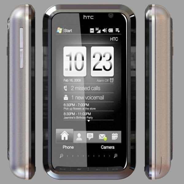htc touch pro2 3d model
