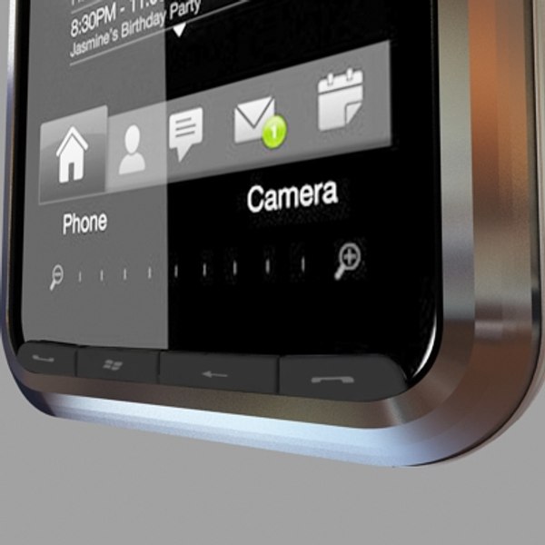 htc touch pro2 3d model