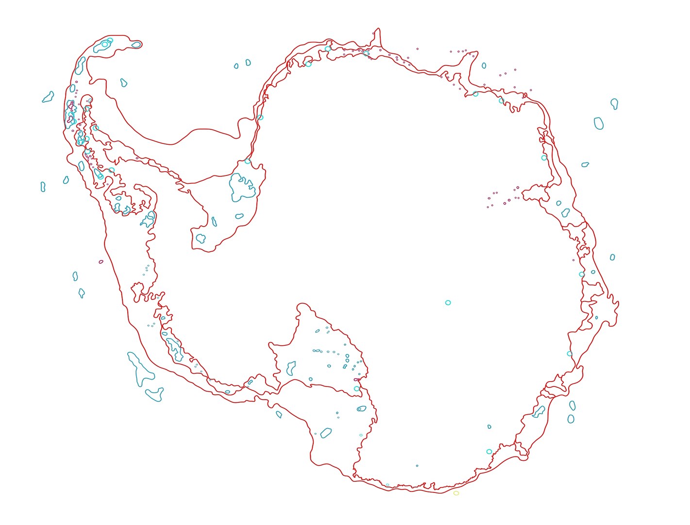 Antarctic Continent World 3d Model