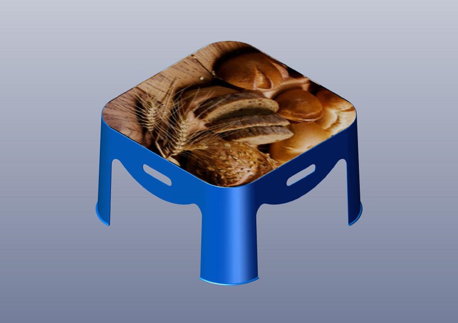 3D 3d Stl Plastic Small Table - TurboSquid 1783627