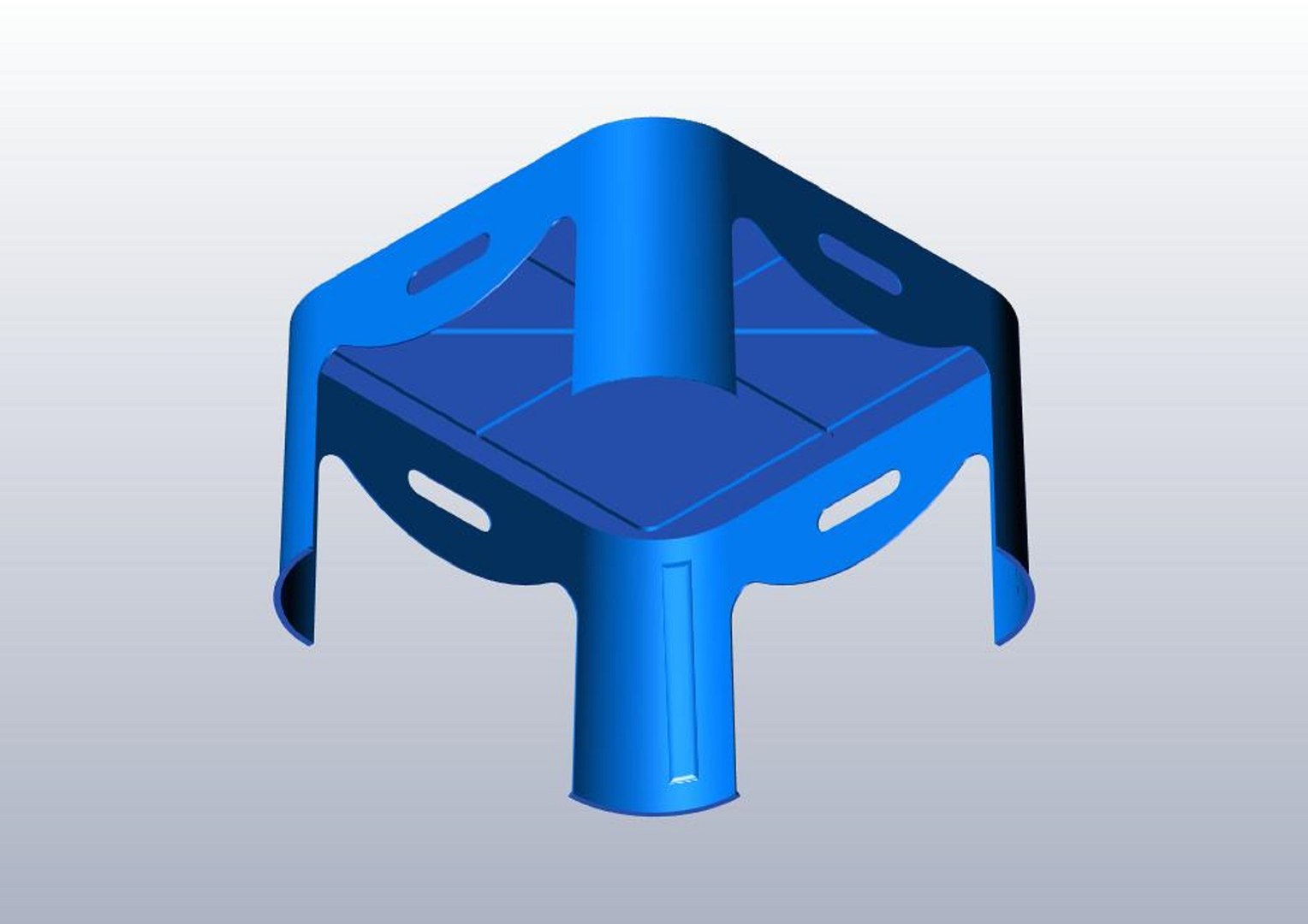 3D 3d Stl Plastic Small Table - TurboSquid 1783627