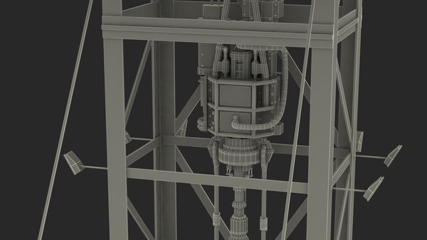 Drilling Rig Platform 3D model - TurboSquid 1839951