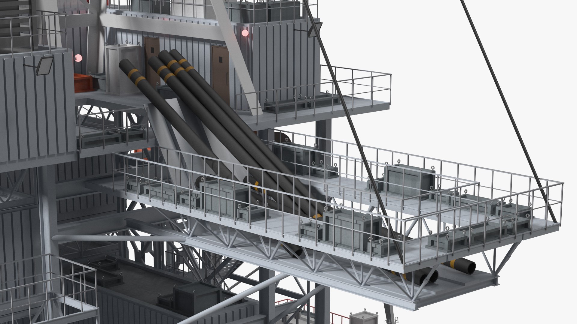 Drilling Rig Platform 3D model - TurboSquid 1839951