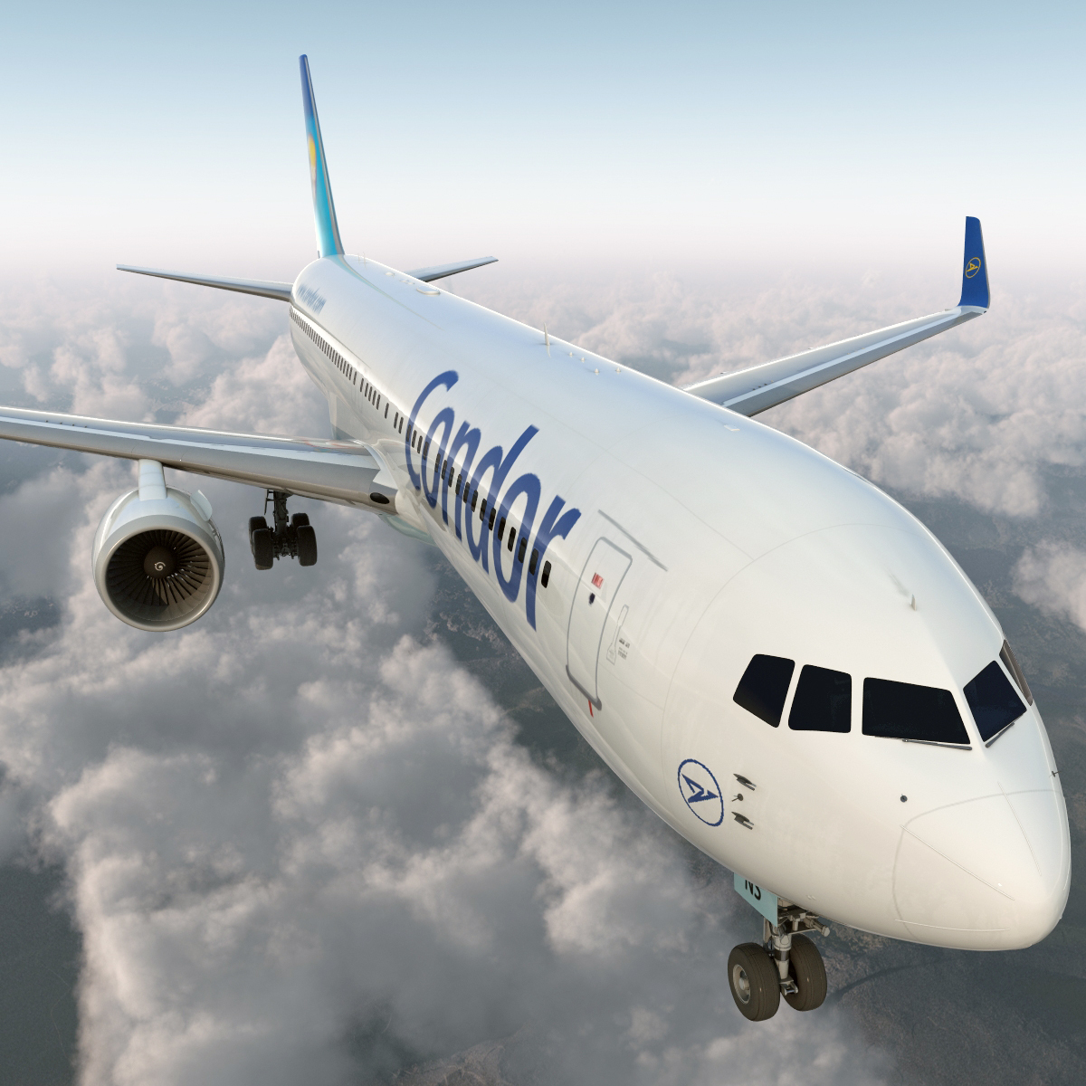 3d boeing 767-300er condor flugdienst model