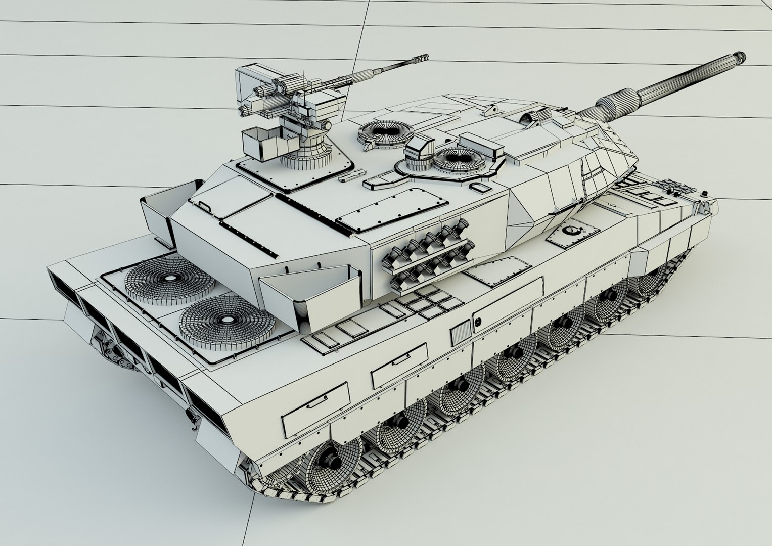 3D Leopard 2A6 Military Tank 3D Model - TurboSquid 2065380