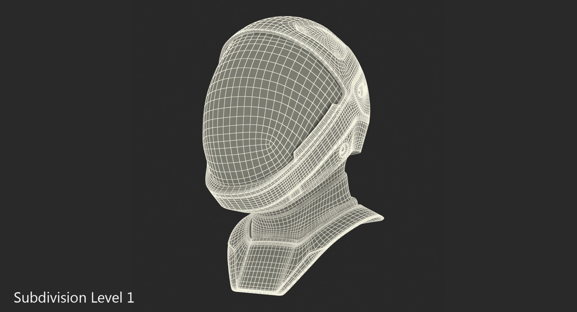Sci Fi Astronaut Helmet 3D Model - TurboSquid 1410969