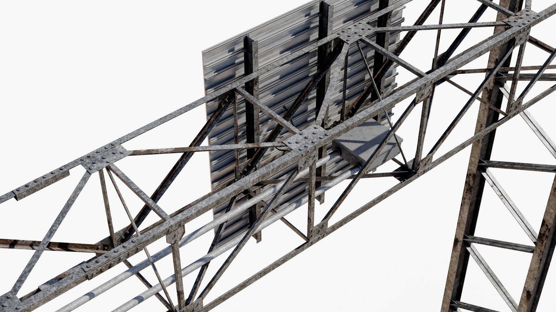 Road Sign Frame 3D Model - TurboSquid 2325485