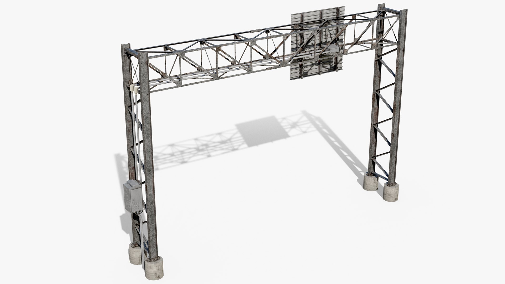 Road Sign Frame 3D Model - TurboSquid 2325485