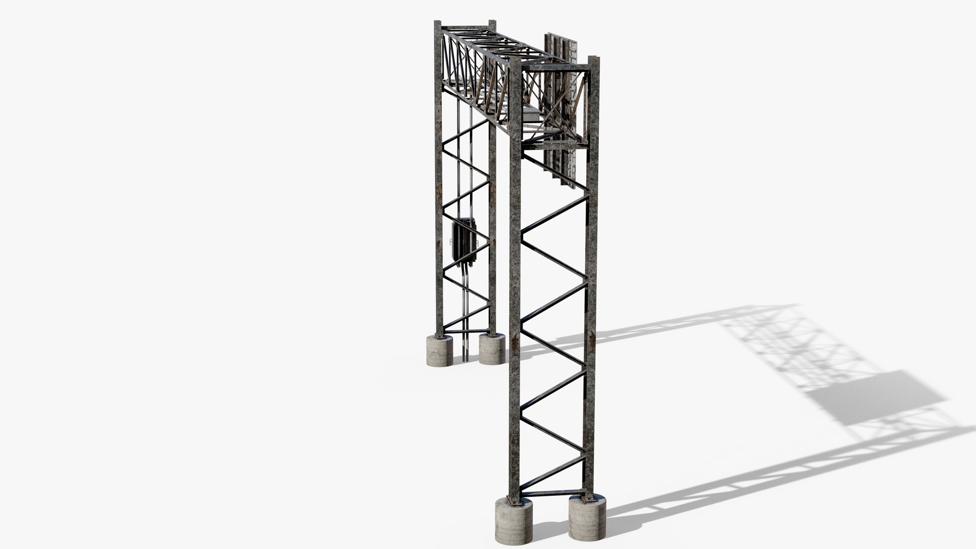 Road Sign Frame 3D Model - TurboSquid 2325485