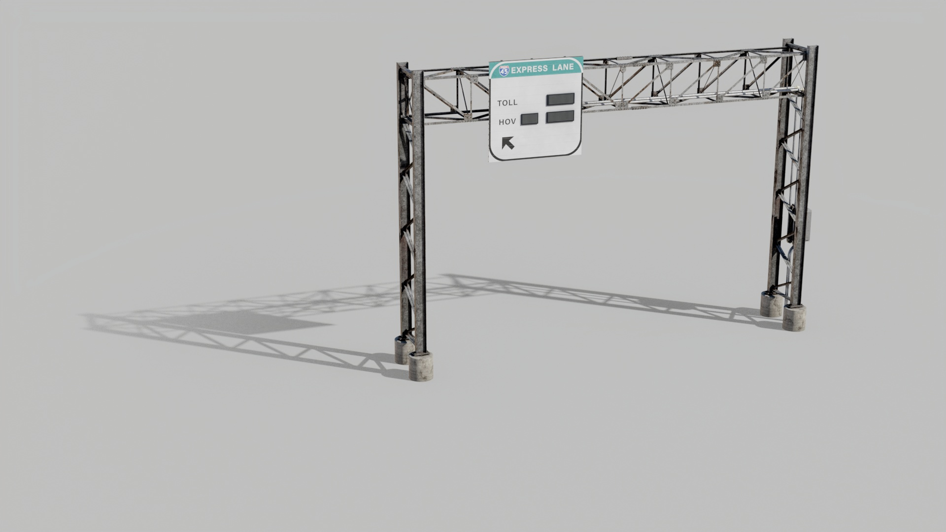 Road Sign Frame 3D Model - TurboSquid 2325485
