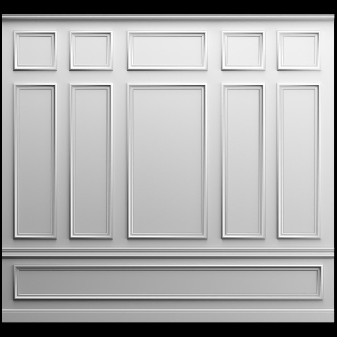 3D Model Molding Wall - TurboSquid 1660818