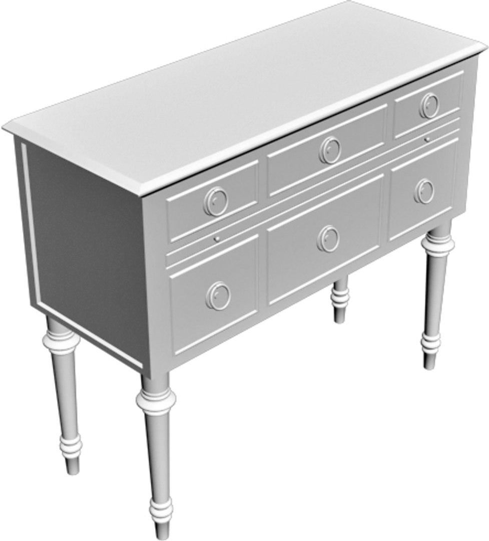 cabinet 3d obj