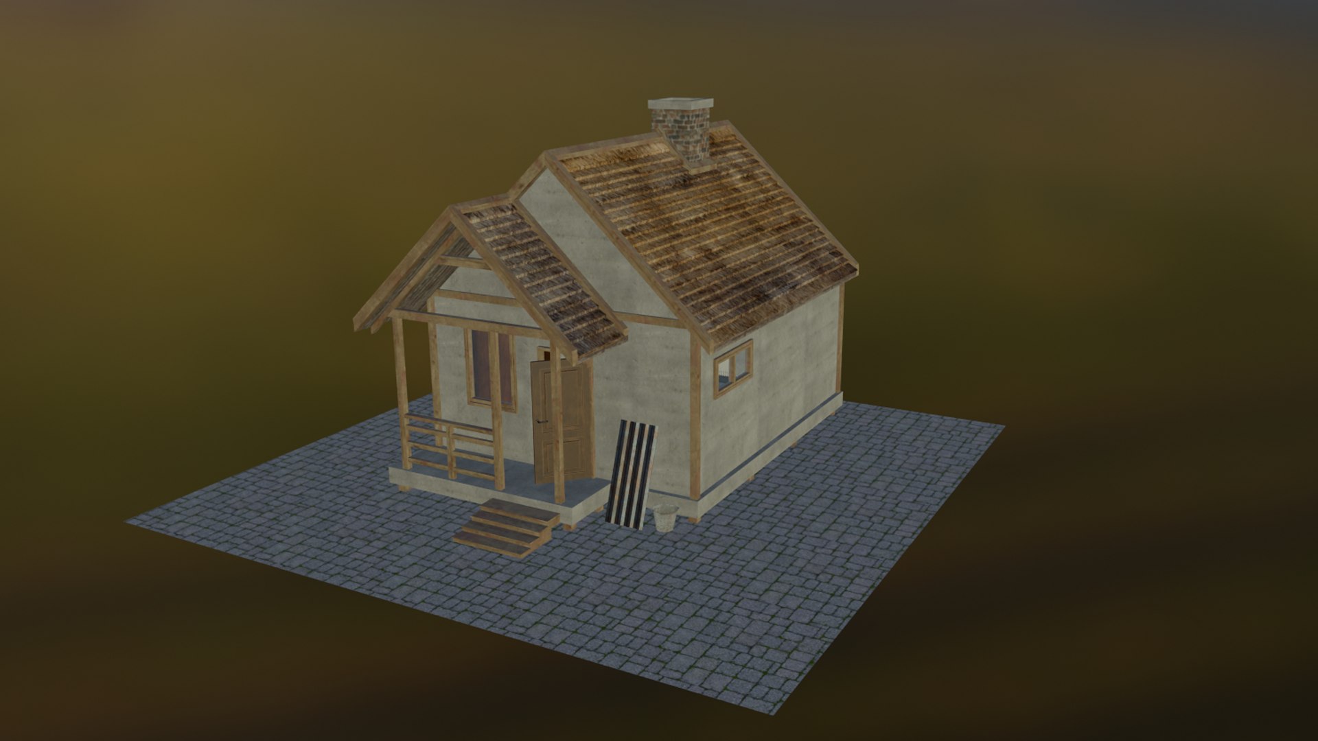 Poor House 3D - TurboSquid 2151112