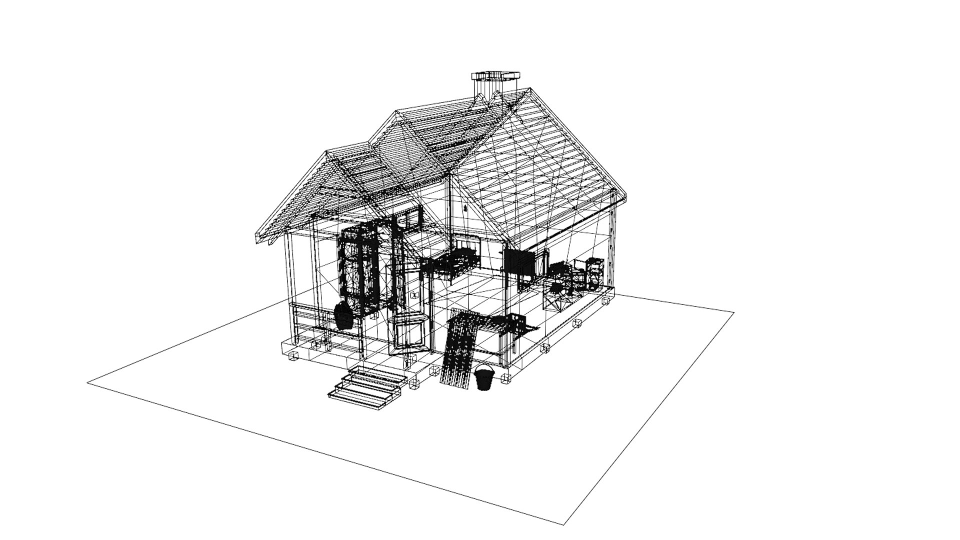 Poor House 3D - TurboSquid 2151112