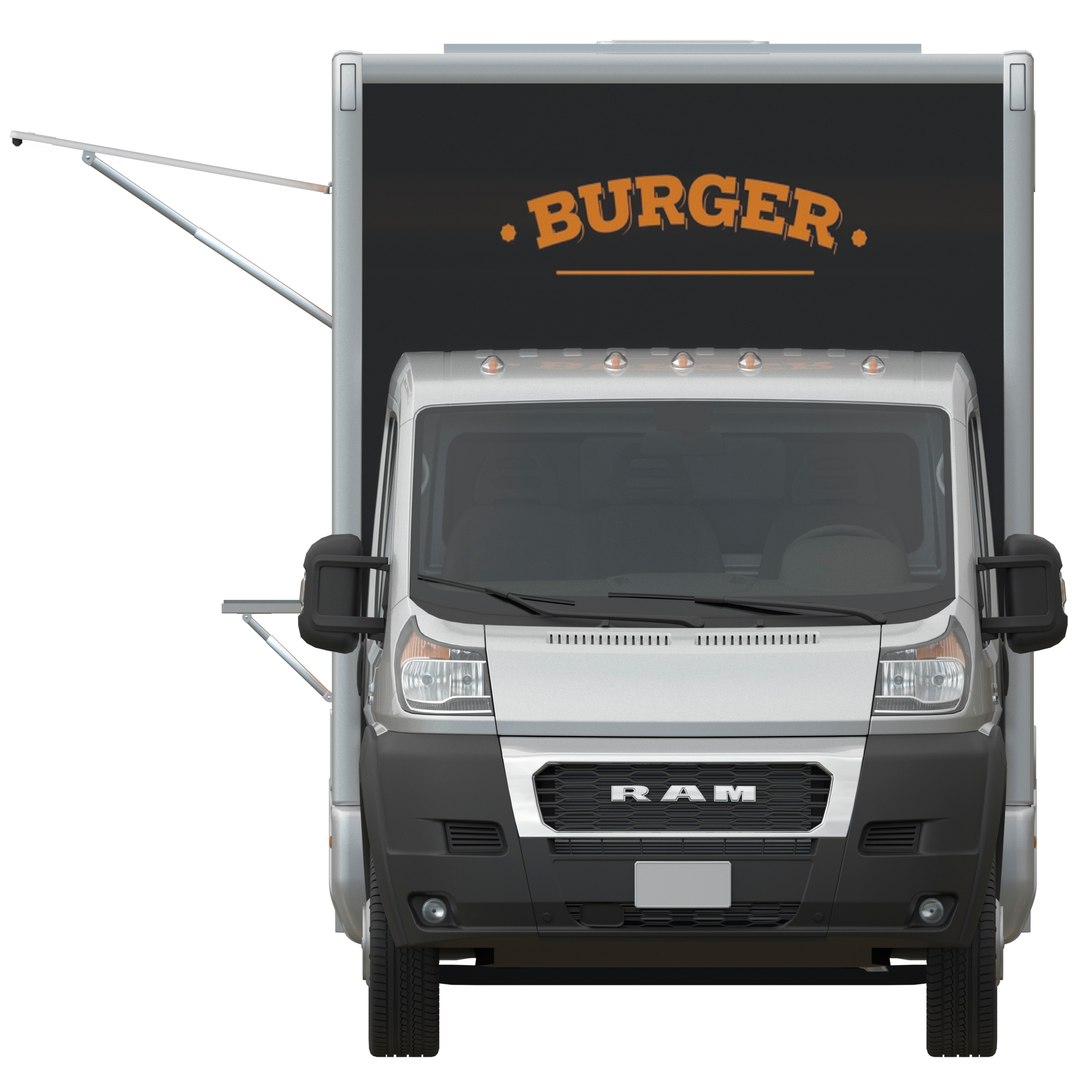 3D RAM PROMASTER Food Truck - TurboSquid 1861273