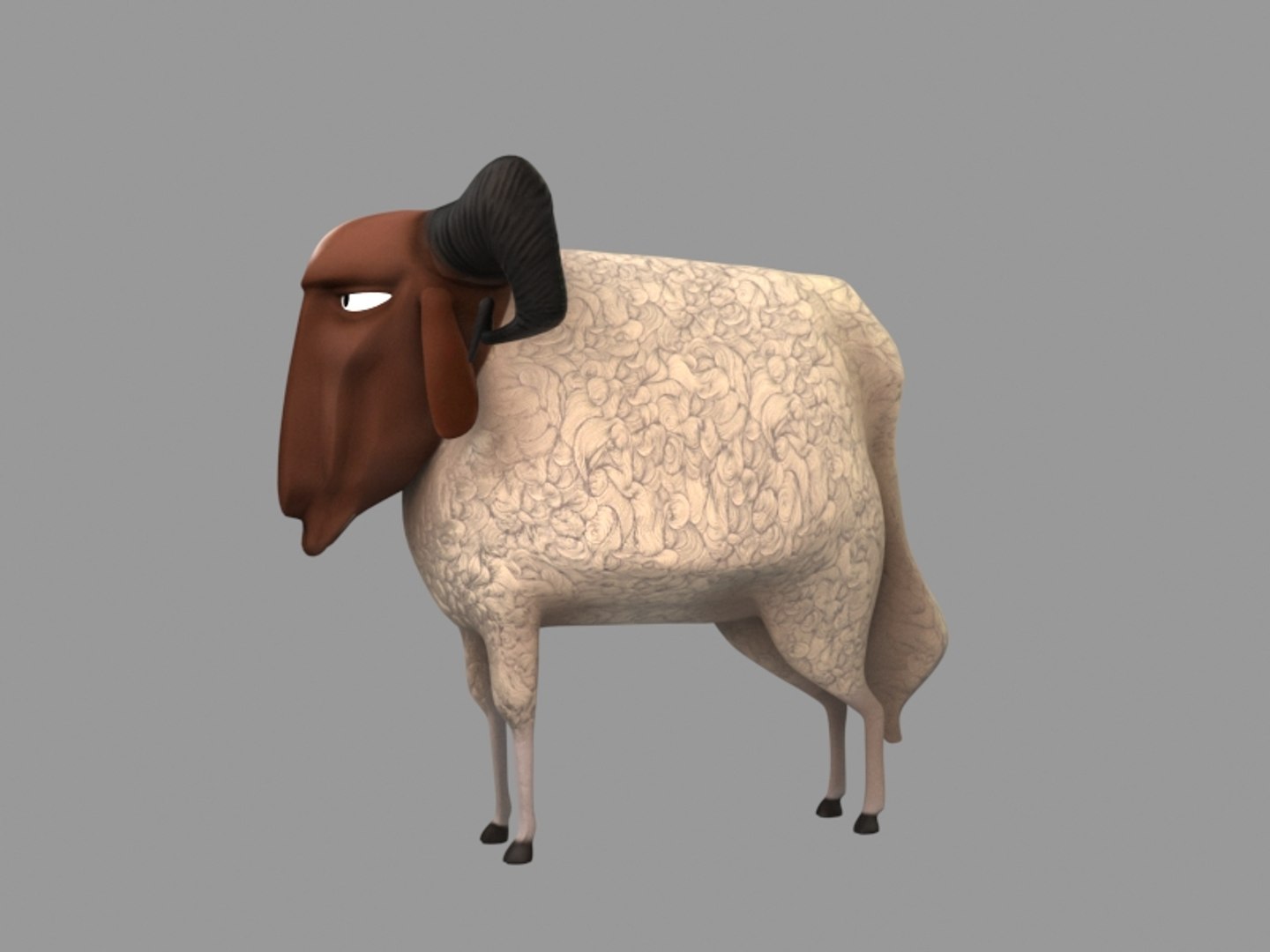 3D Model Sheep - -3ds - TurboSquid 1204201