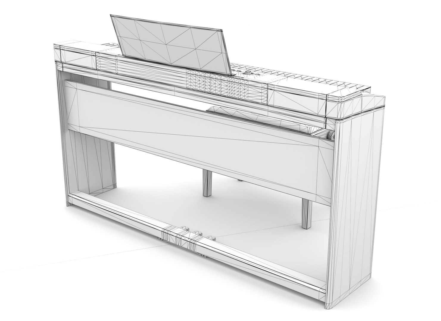 3D Model Piano Keyboard Digital - TurboSquid 1677613