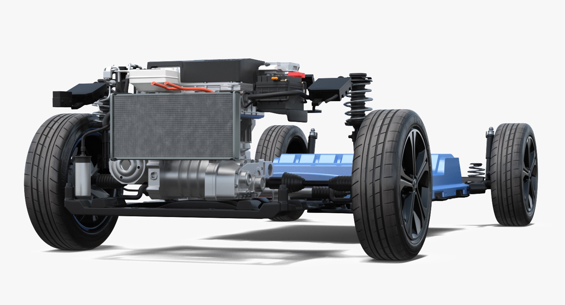 3D nissan leaf engine chassis - TurboSquid 1426293