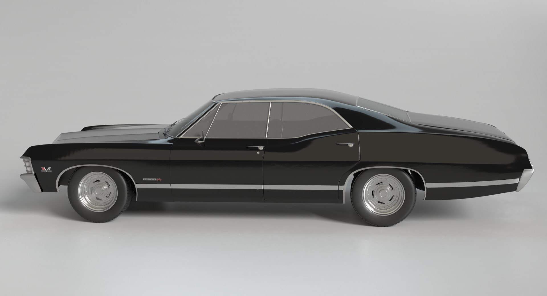 3d 1967 Chevrolet Impala