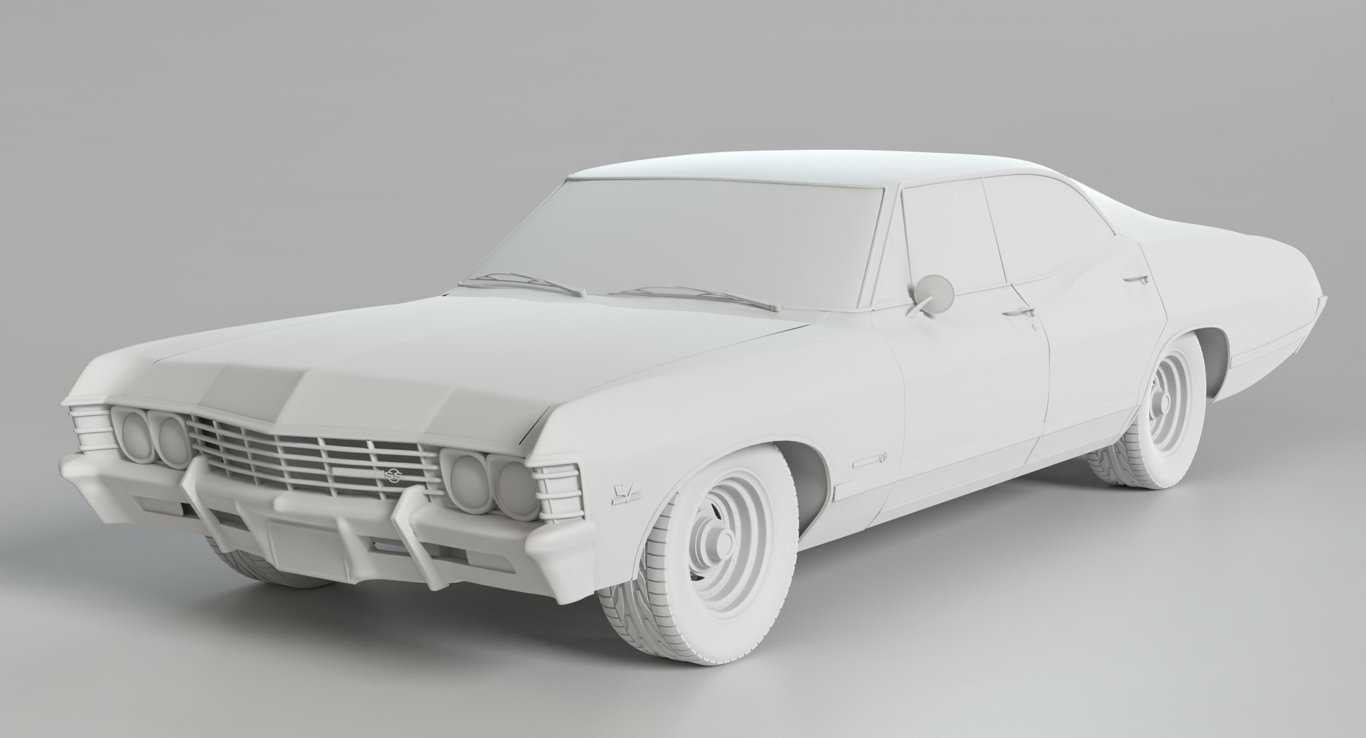 3d 1967 Chevrolet Impala