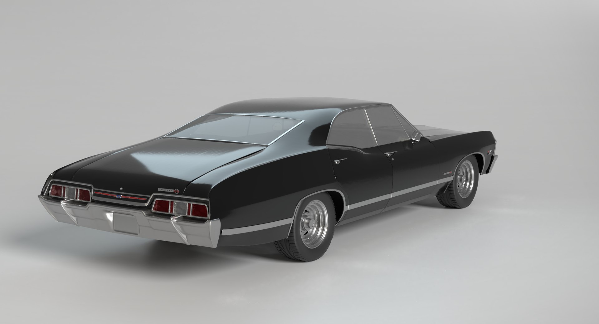 3d 1967 Chevrolet Impala