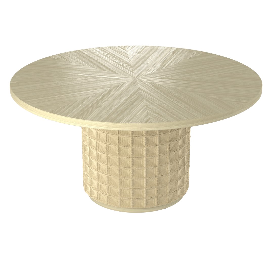 Palecek Damien Round Dining Table Model - TurboSquid 2172976